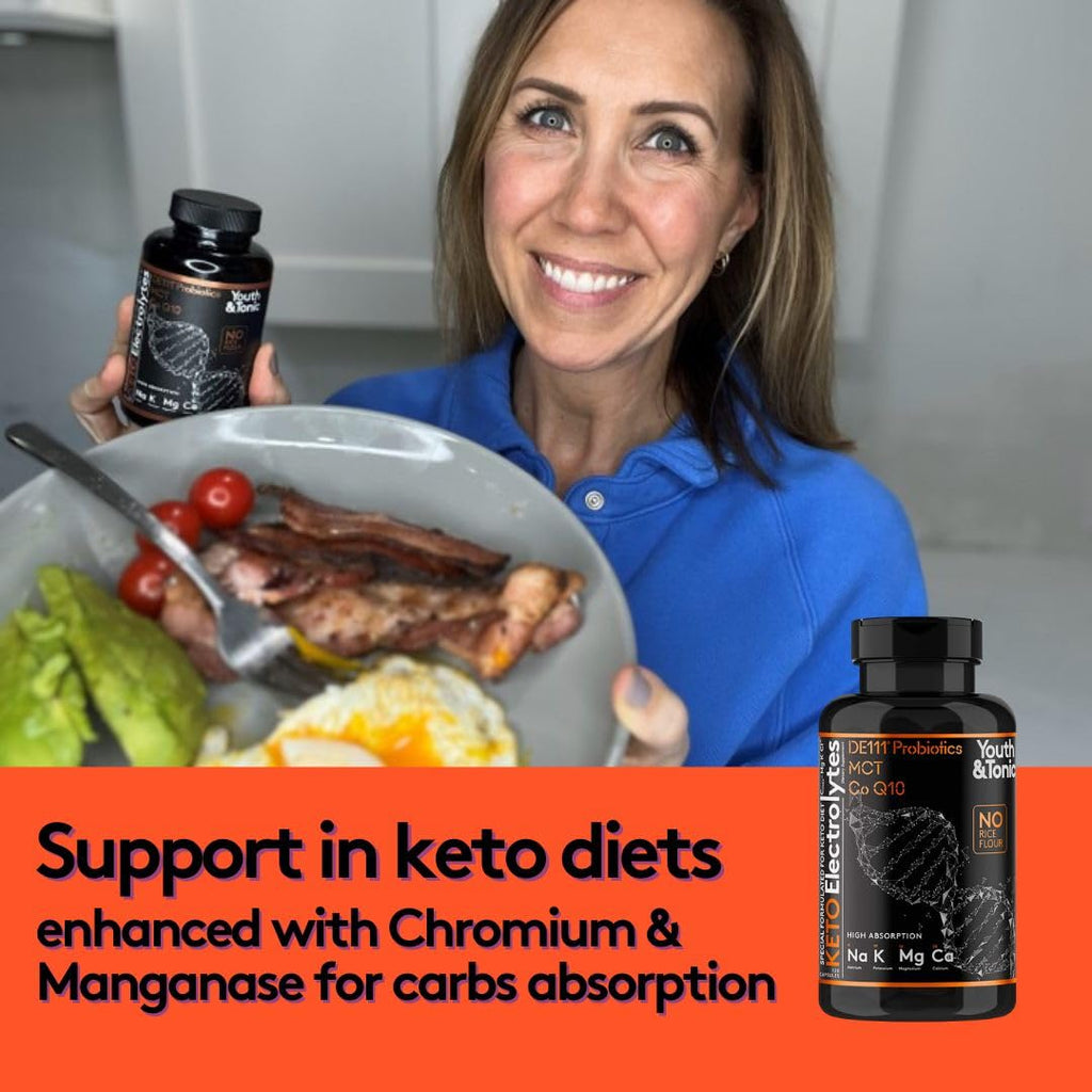MCT keto capsules for balanced electrolytes