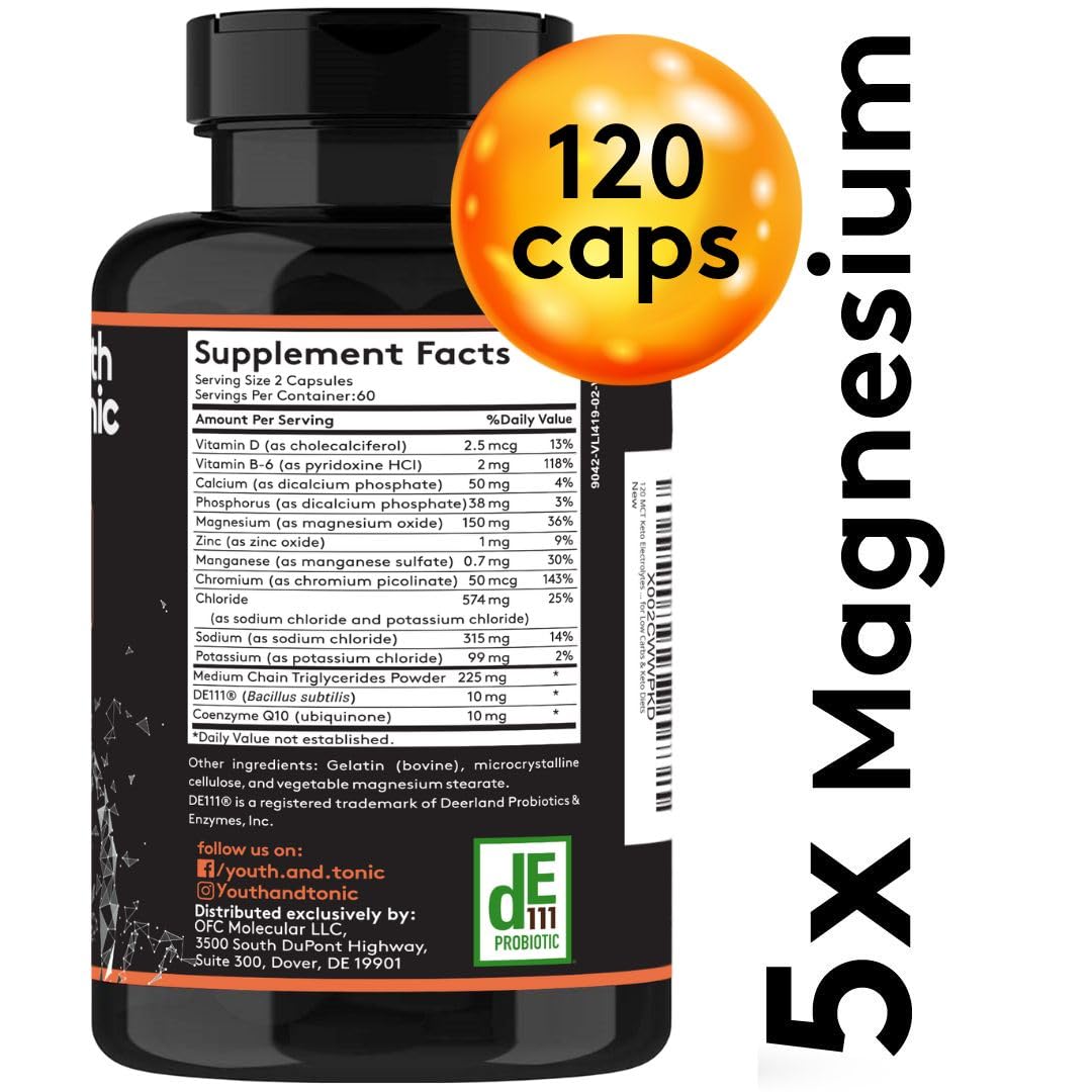 MCT keto electrolyte tablets for energy