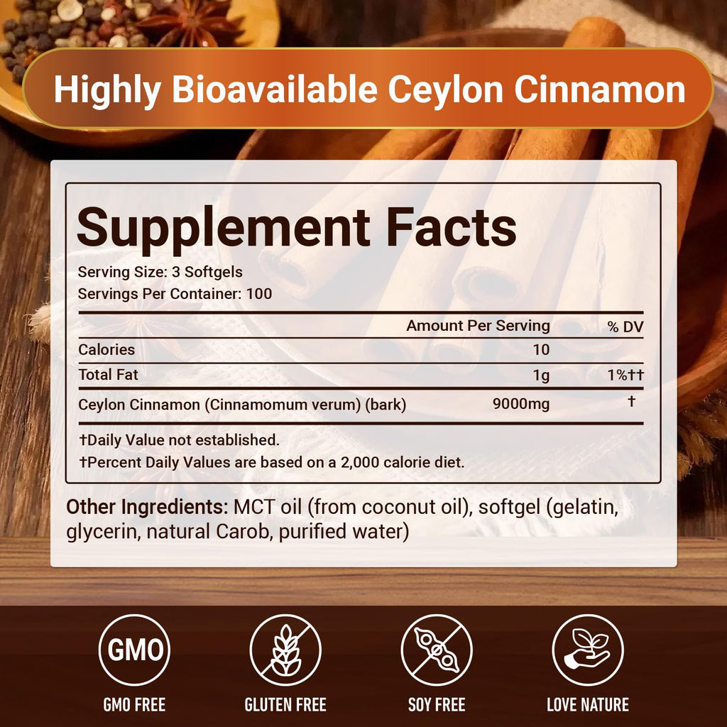 MCT oil and cinnamon synergy