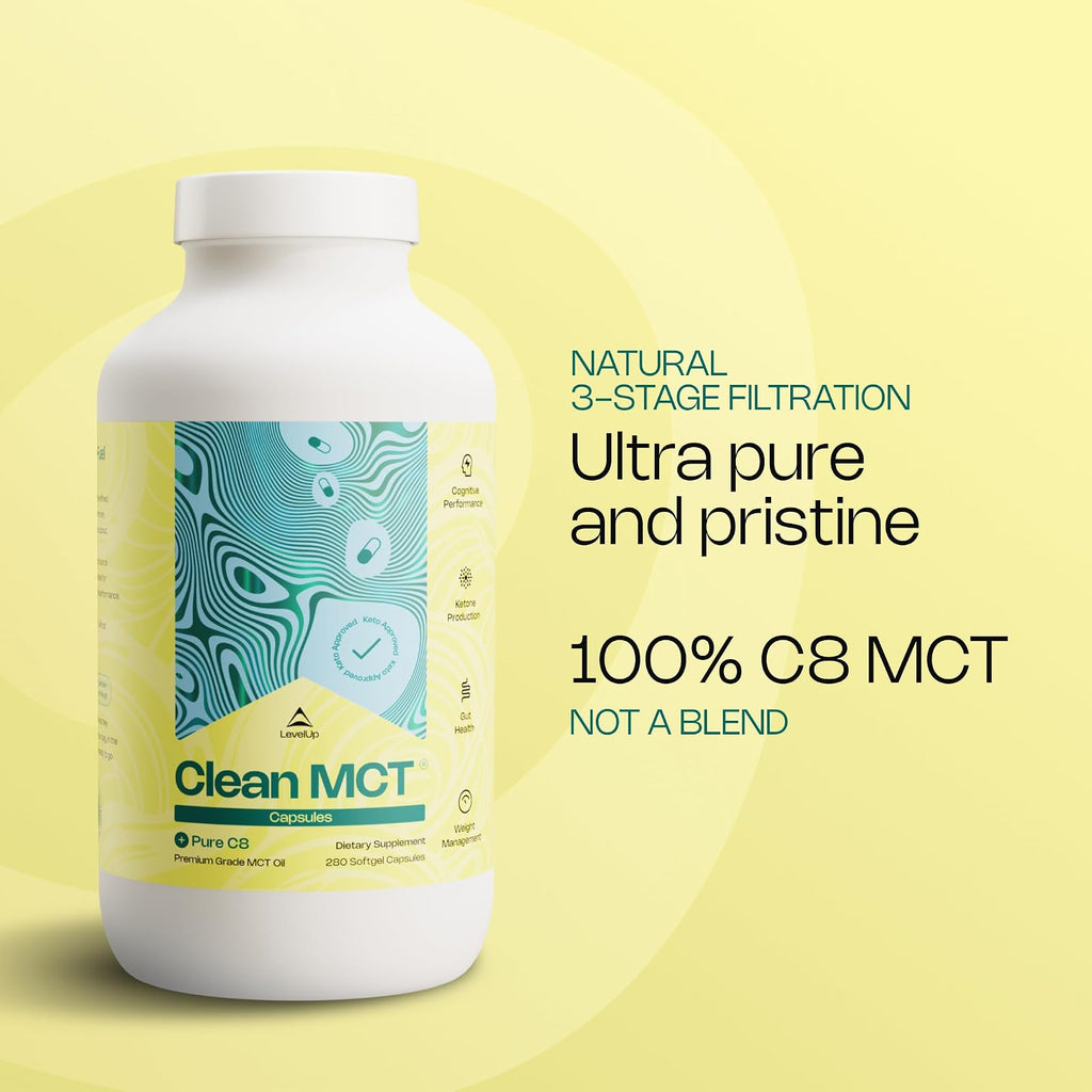 MCT oil capsules for mental clarity