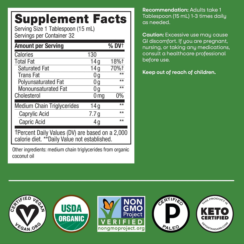 MCT oil for enhanced mental clarity