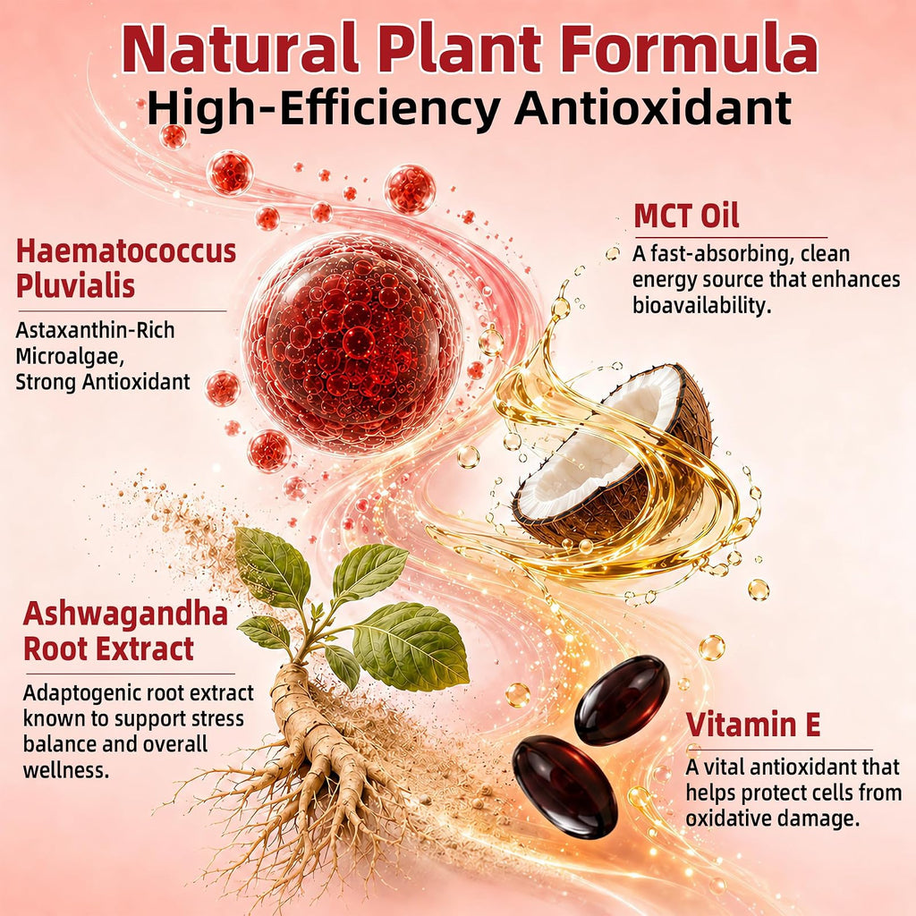 MCT oil infused Astaxanthin capsules
