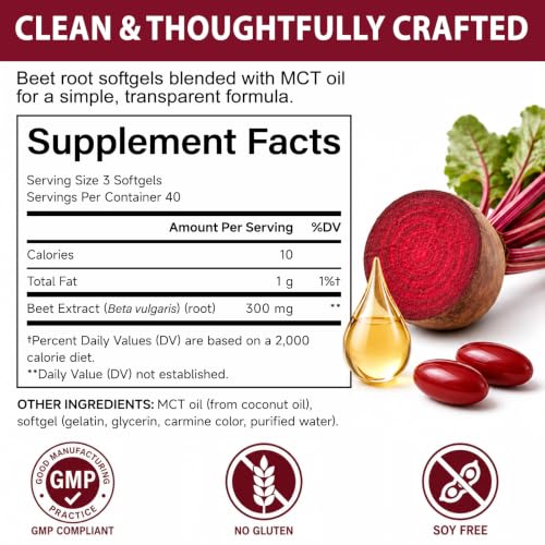 MCT oil infused beet root extract