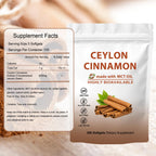 MCT oil infused cinnamon capsules