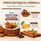 MCT oil infused cinnamon softgels