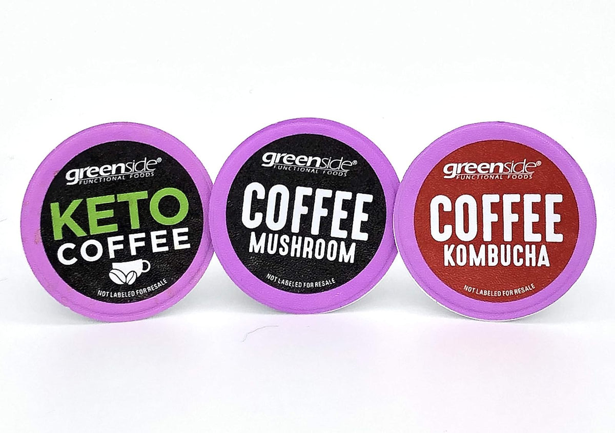 MCT oil infused coffee pods