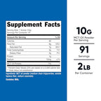 MCT oil powder for energy boost