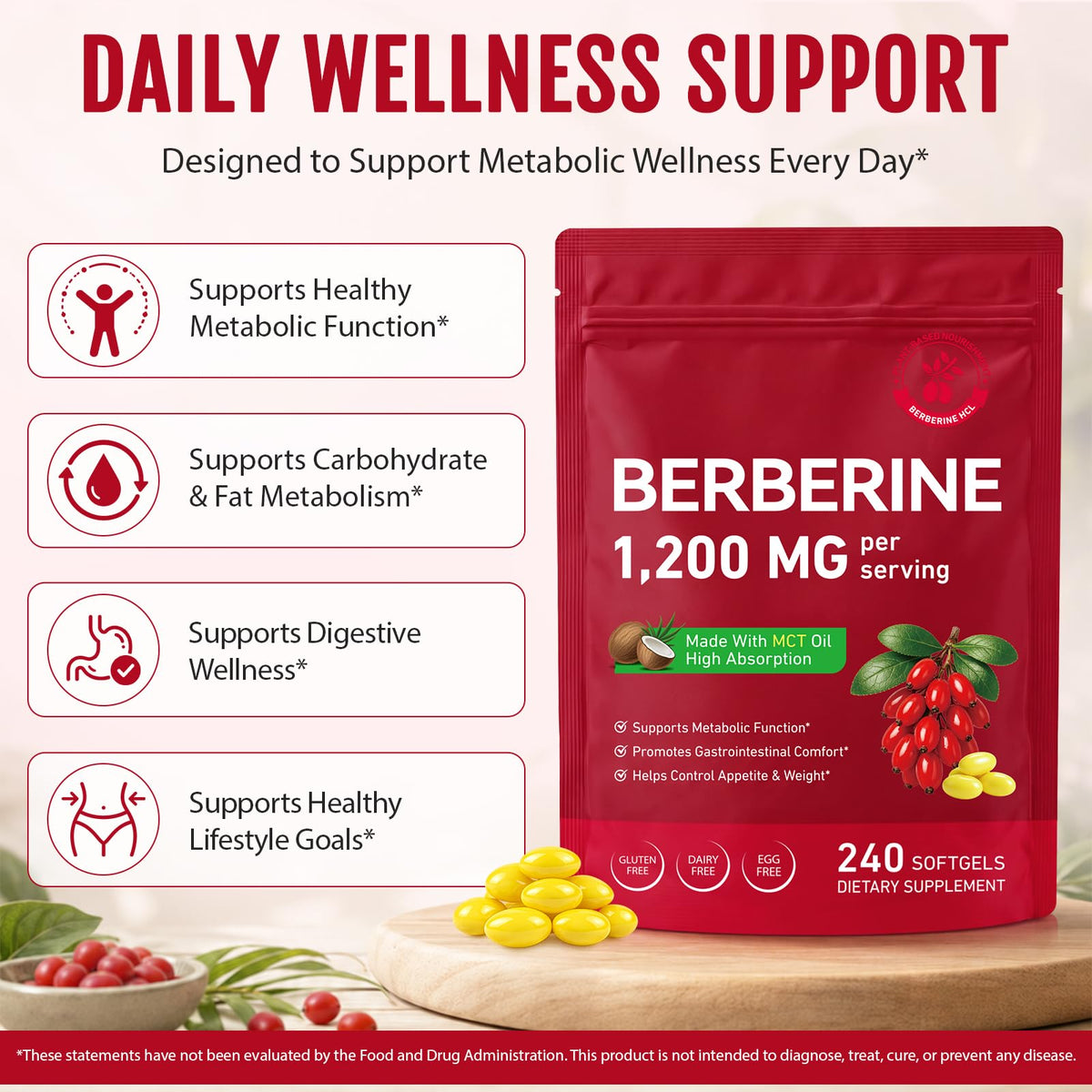 MCT oil with berberine benefits