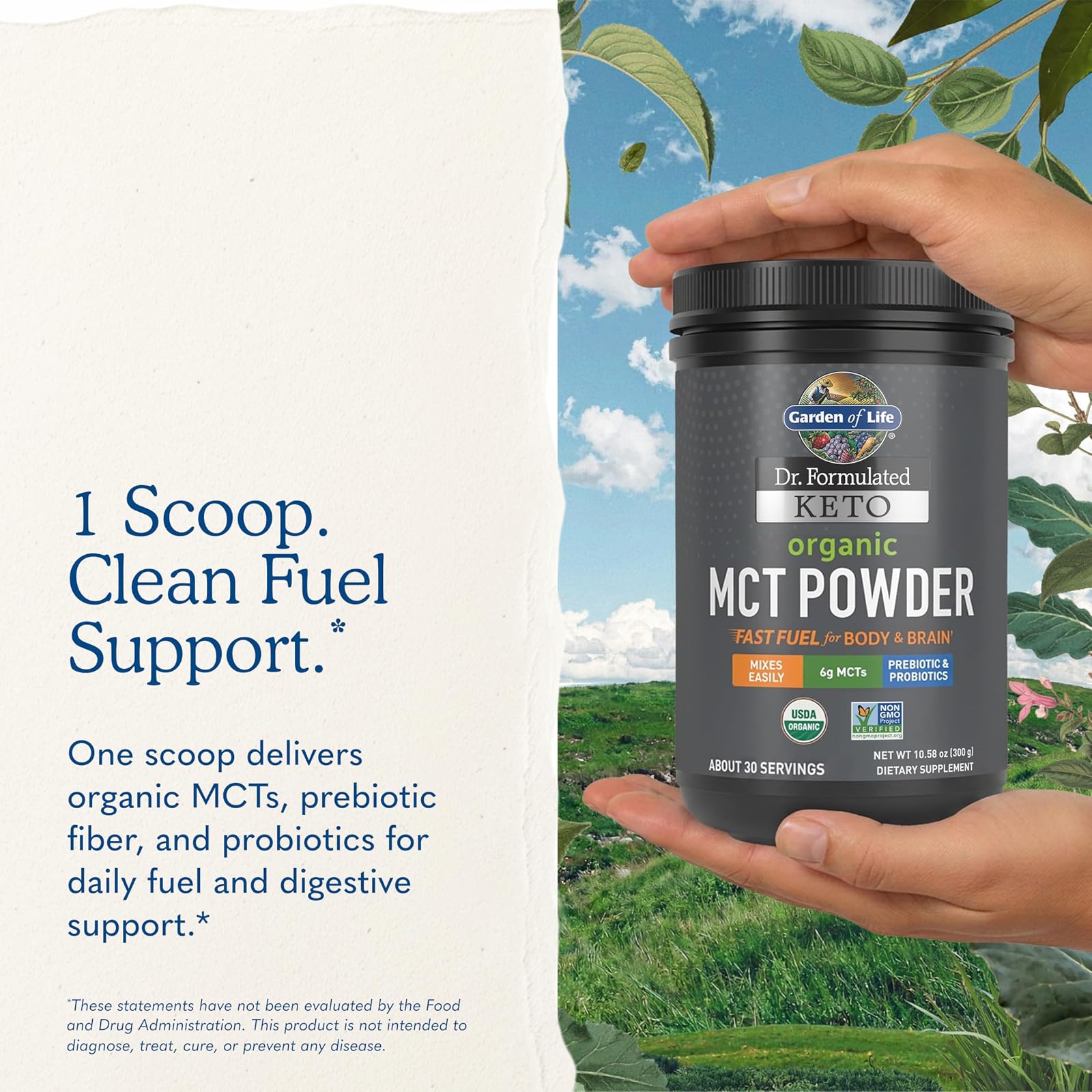 MCT powder for healthy fats