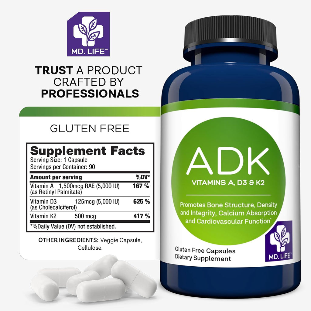 MD Life ADK vitamin benefits