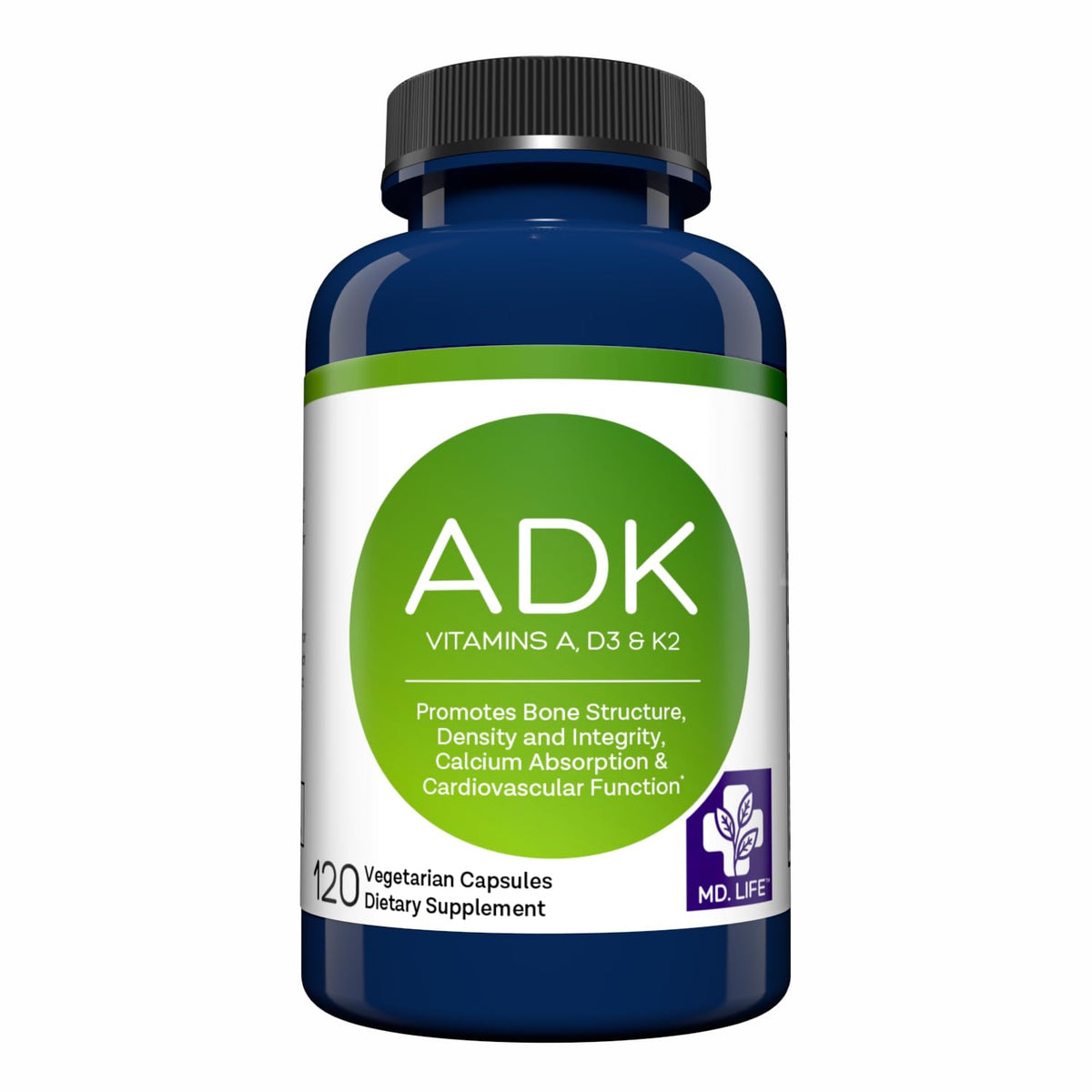 MD Life vitamin D3 K2 capsules