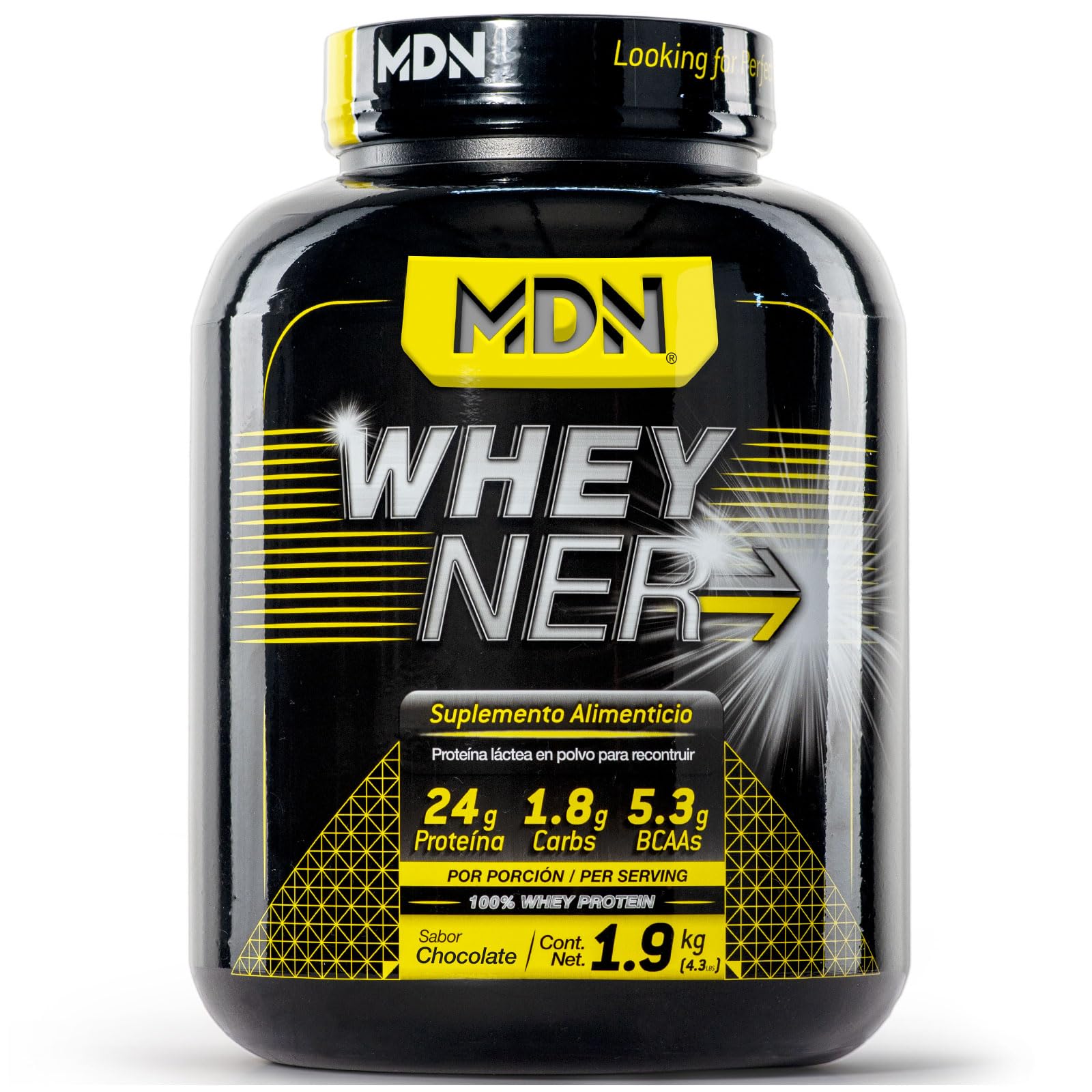 Mdn Sports whey protein chocolate flavour