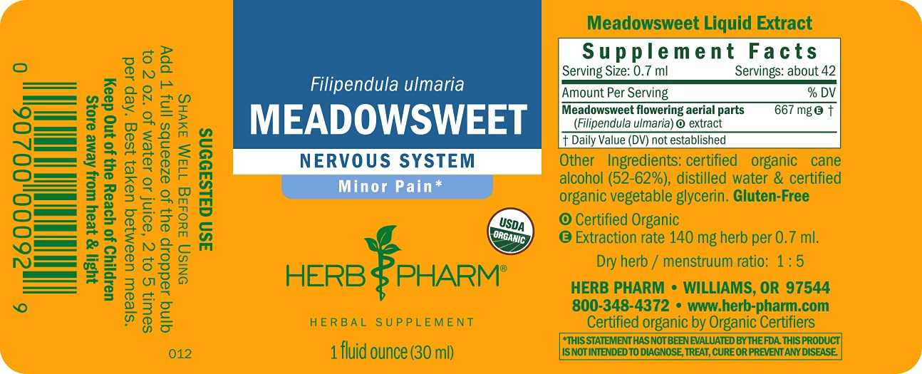 meadowsweet for minor pain relief
