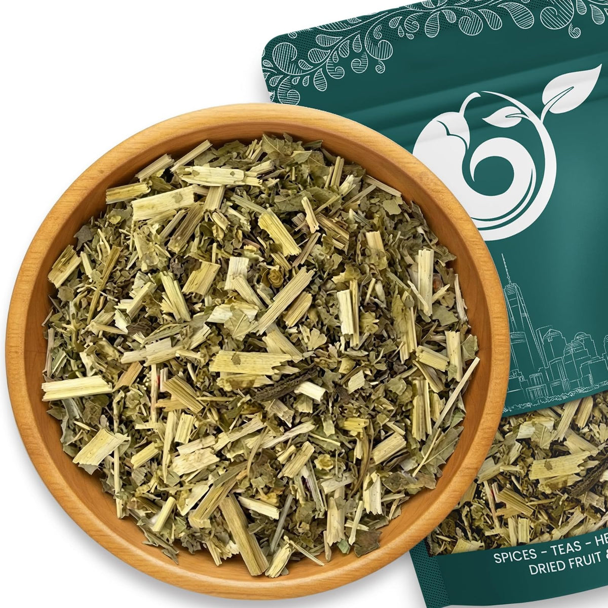 meadowsweet herb cut and sifted tea