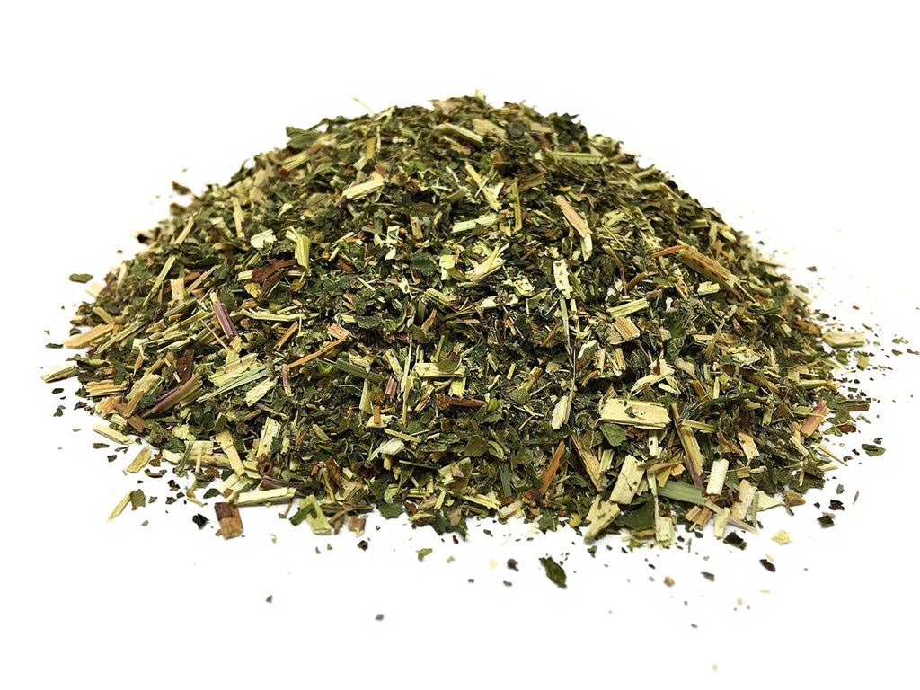 Meadowsweet herb cut for herbal tea