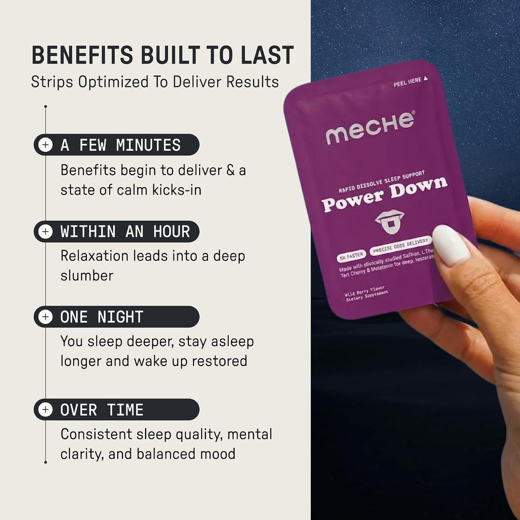 Meche sleep strips for restful nights