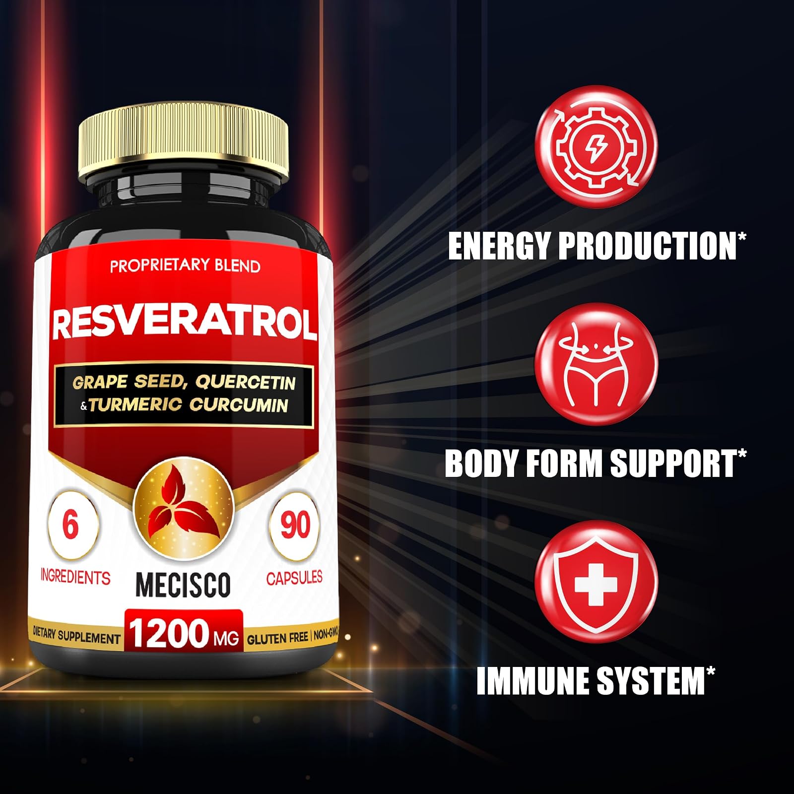 Mecisco 90 capsules for wellness