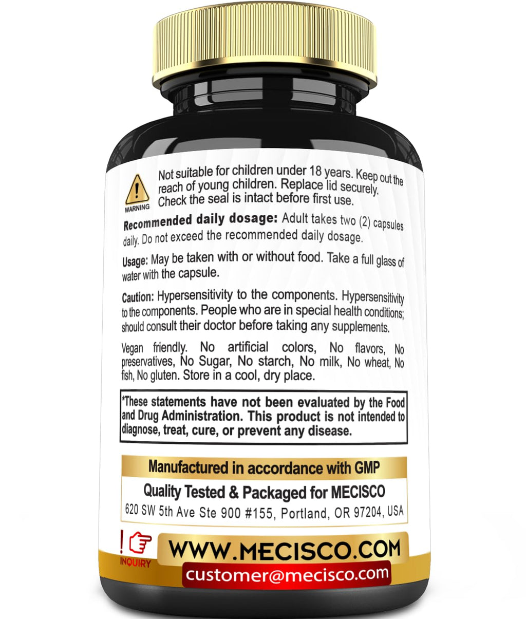 Mecisco cayenne capsules for spicy health benefits