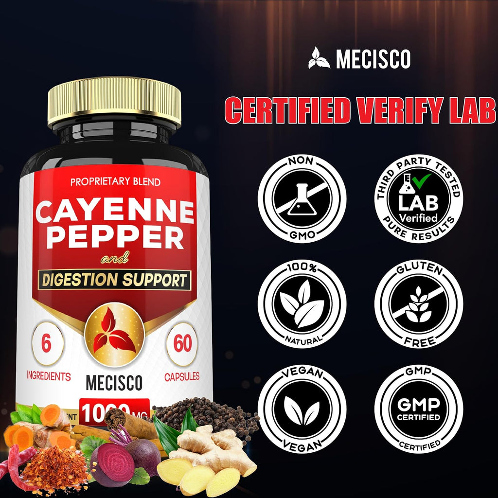 Mecisco cayenne for improved circulation