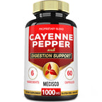 Mecisco cayenne pepper capsules for digestion