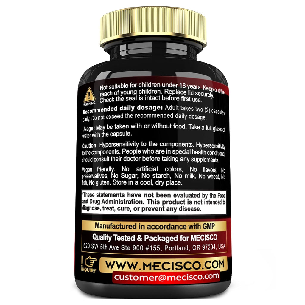 Mecisco Citrus Bergamot daily dosage
