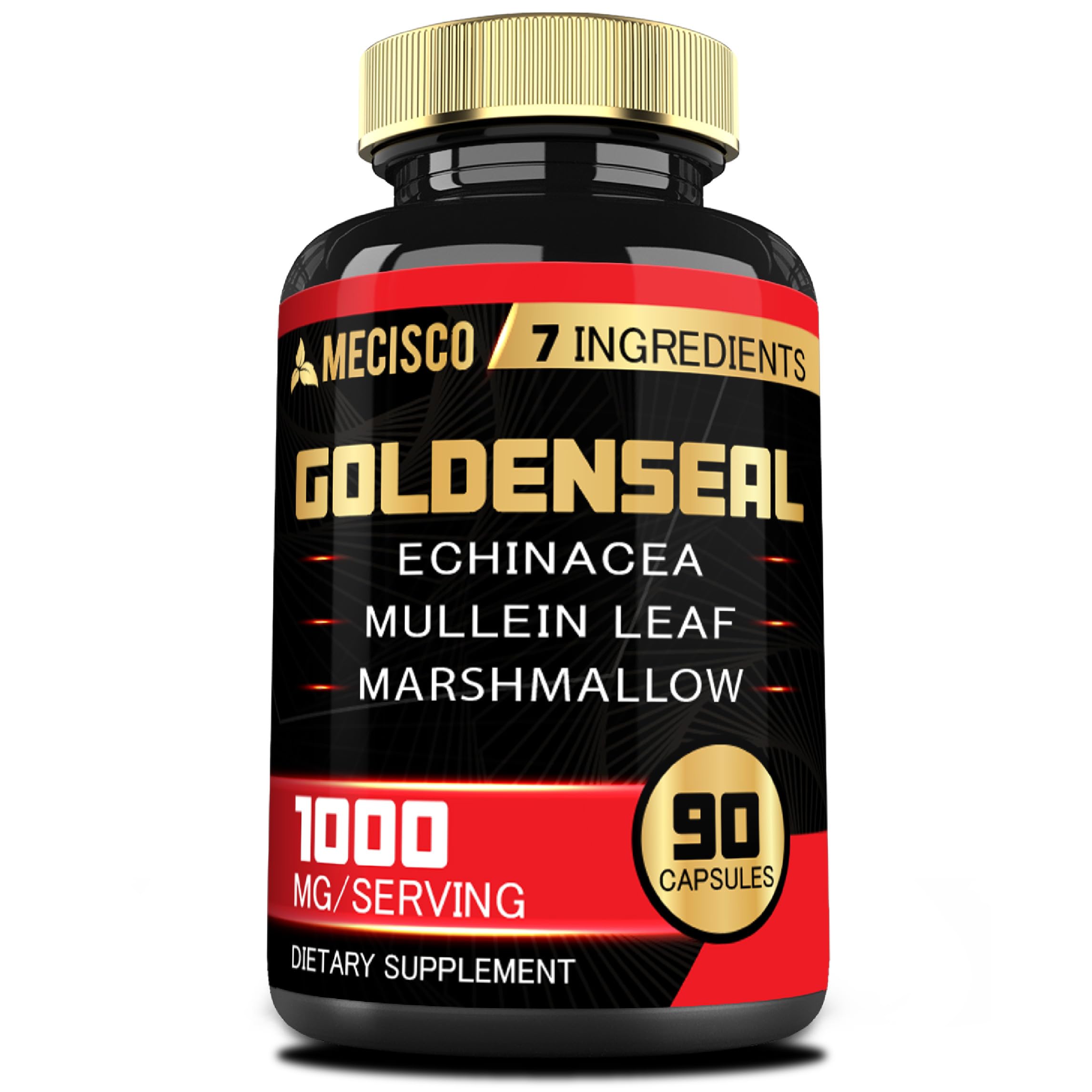 Mecisco echinacea capsules for immune support