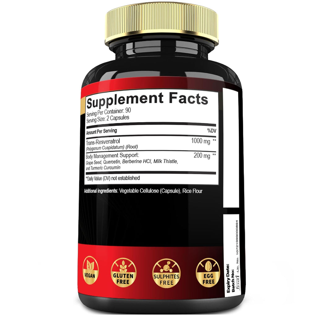 Mecisco Resveratrol for daily wellness
