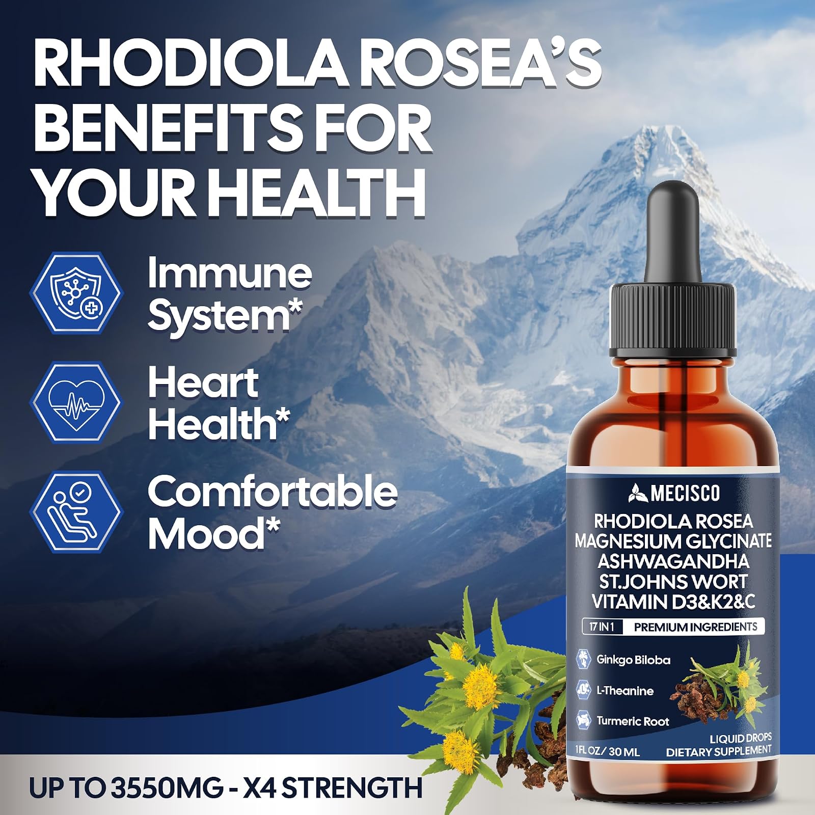Mecisco Rhodiola Rosea extract