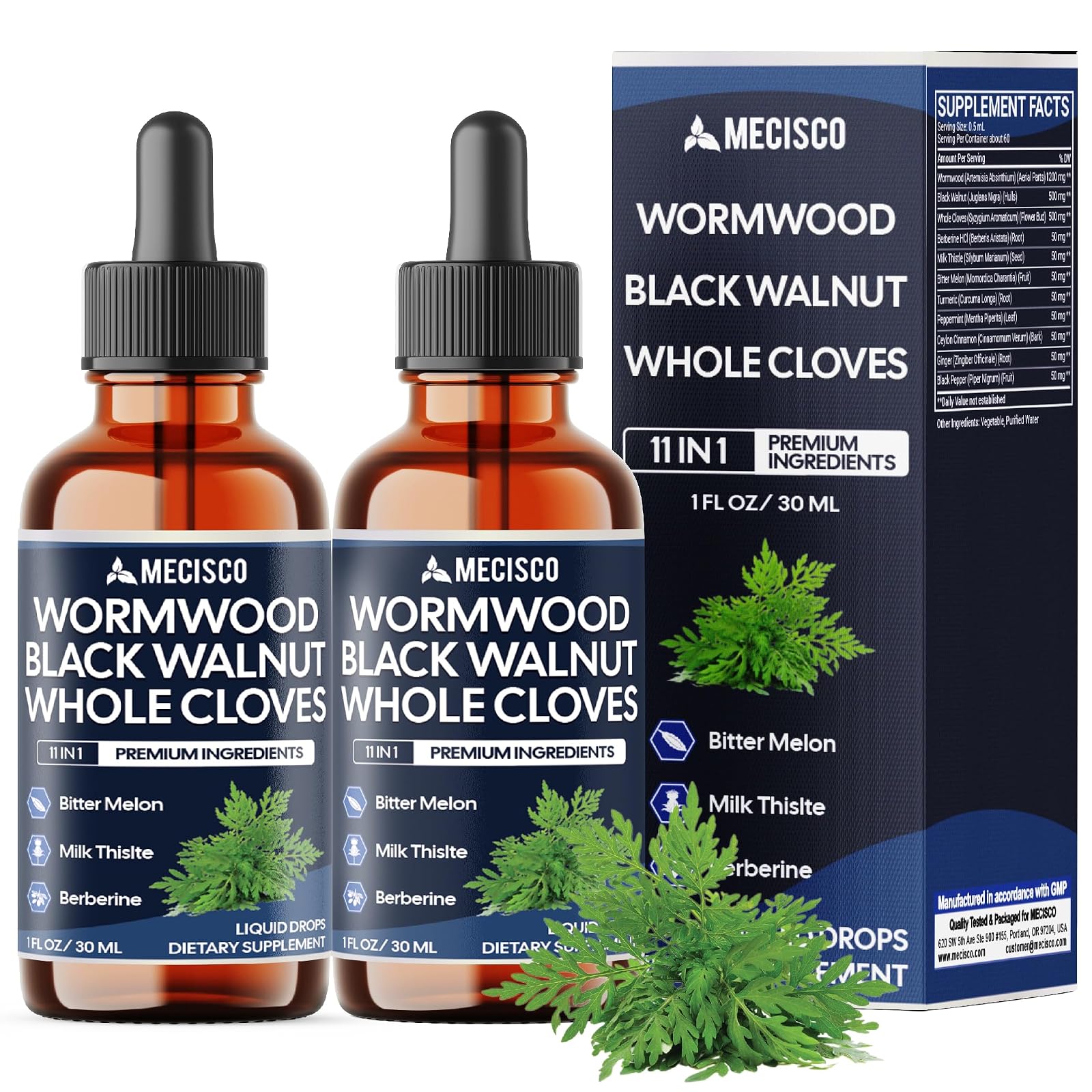 Mecisco wormwood liquid drops benefits