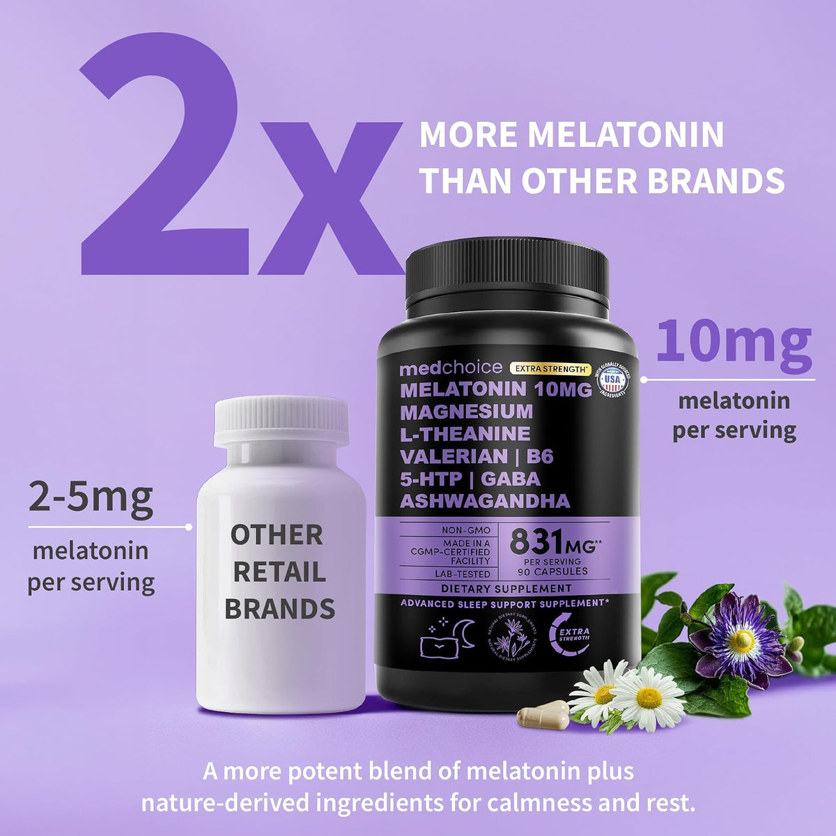 MedChoice melatonin for restful nights
