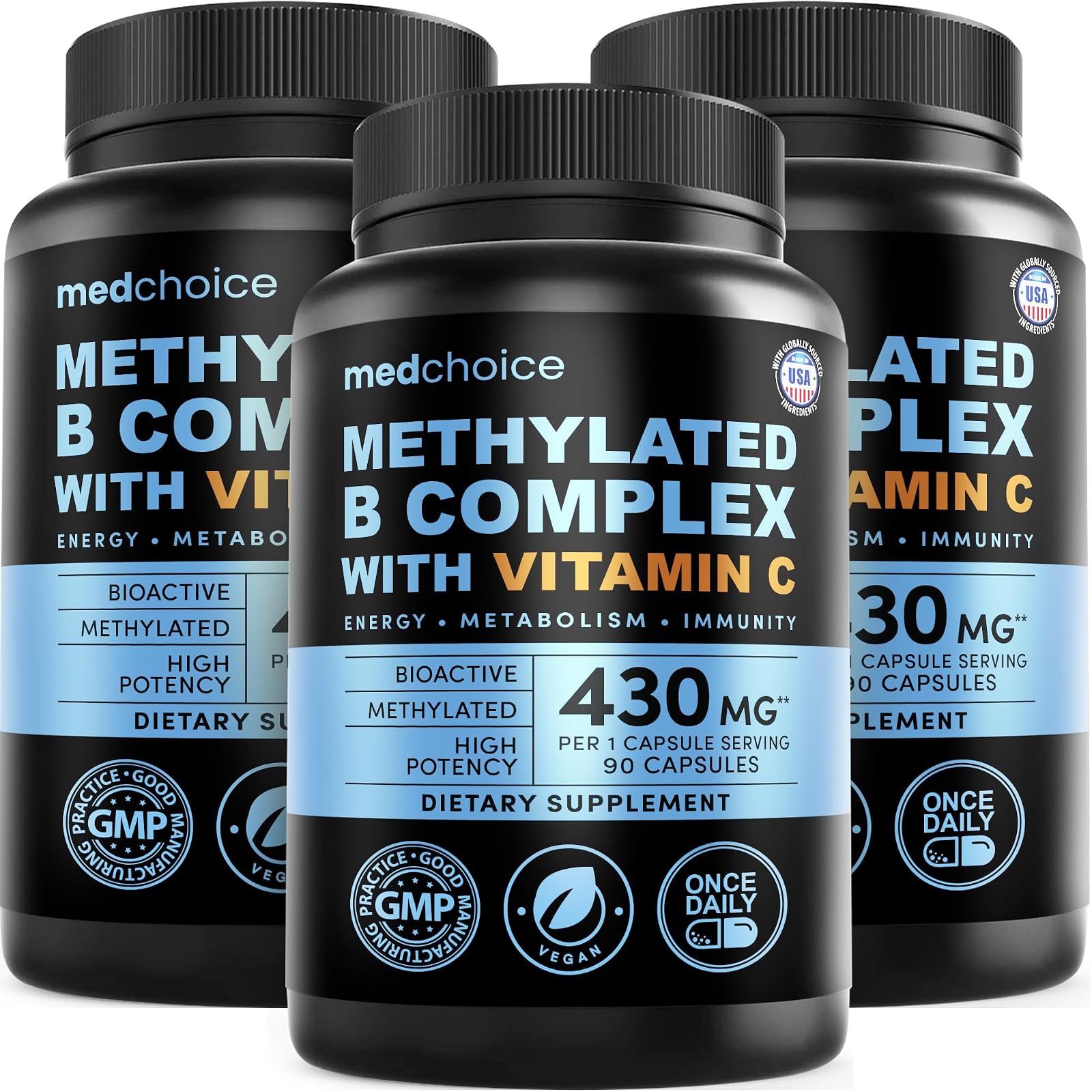 MEDCHOICE Methylated Vitamin B Complex benefits