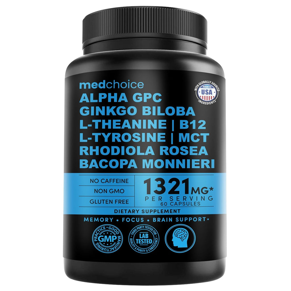 MEDCHOICE nootropic brain supplement capsules