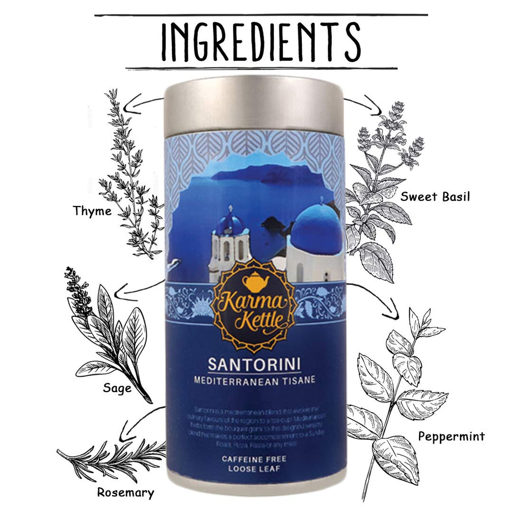 Mediterranean tisane loose leaf blend