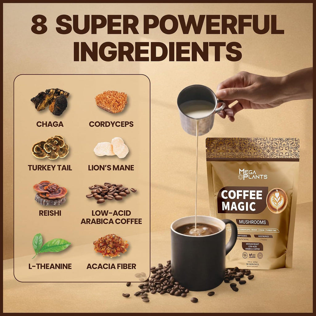 medium roast coffee with adaptogens