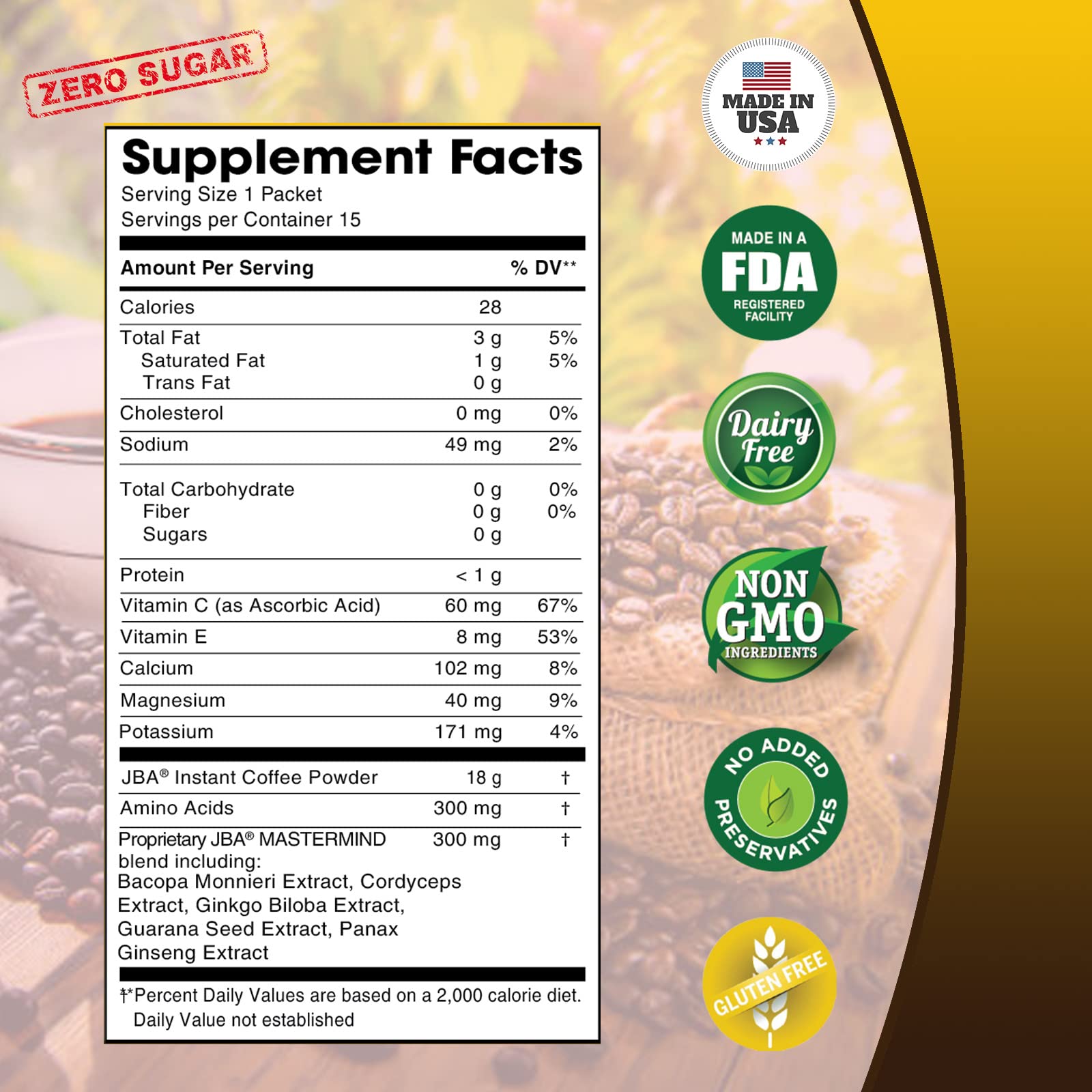 medium roast coffee with ginseng
