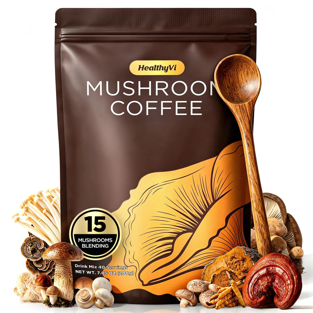 medium roast mushroom coffee blend
