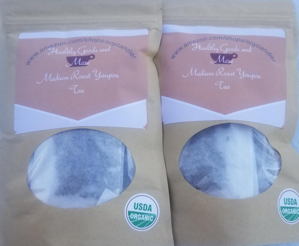 medium roast yaupon tea bags
