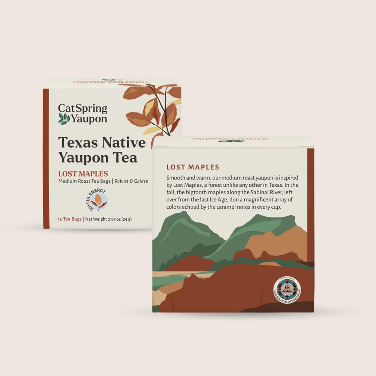 medium roast yaupon tea flavour