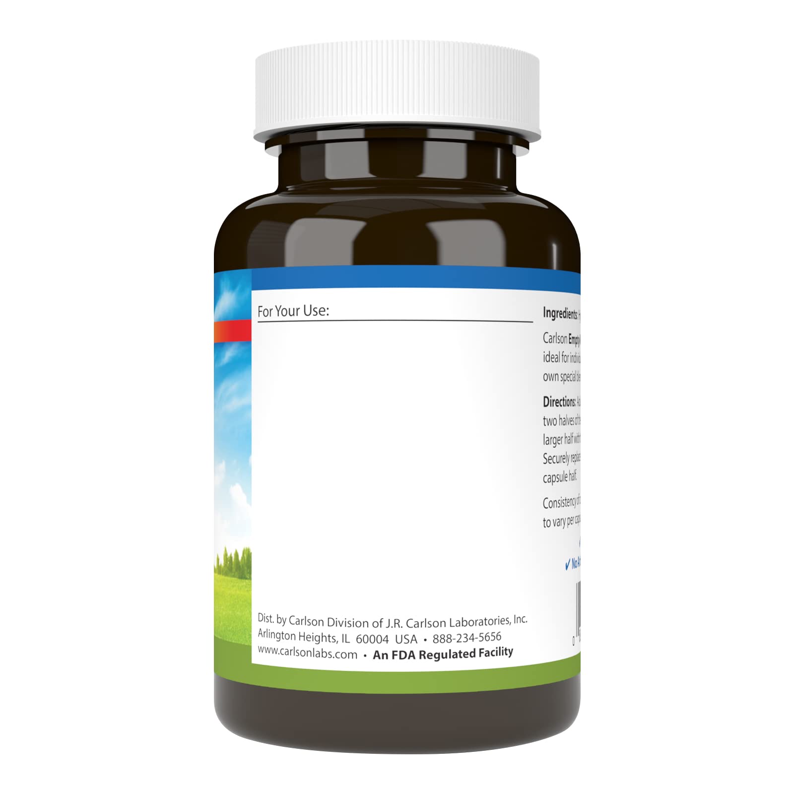 medium-small capsules for easy swallowing