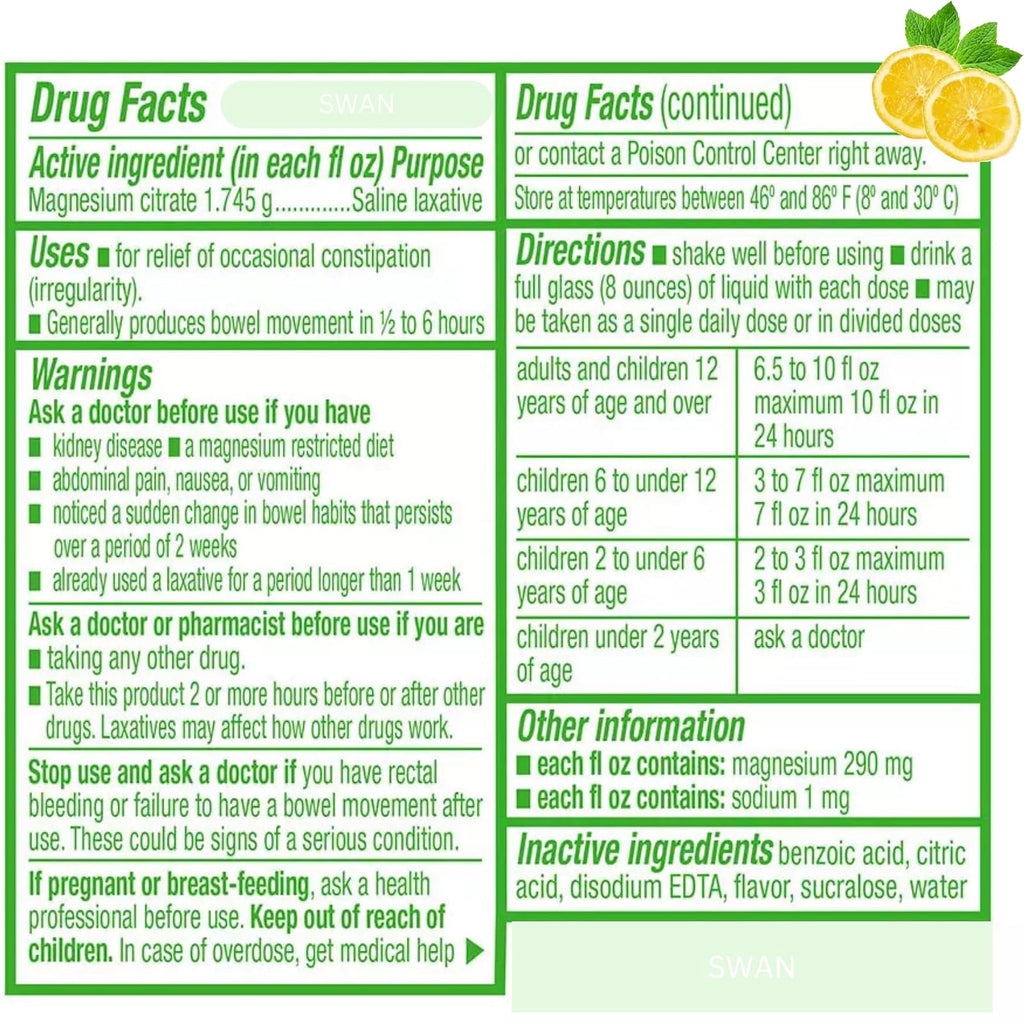 MedRite magnesium citrate oral solution