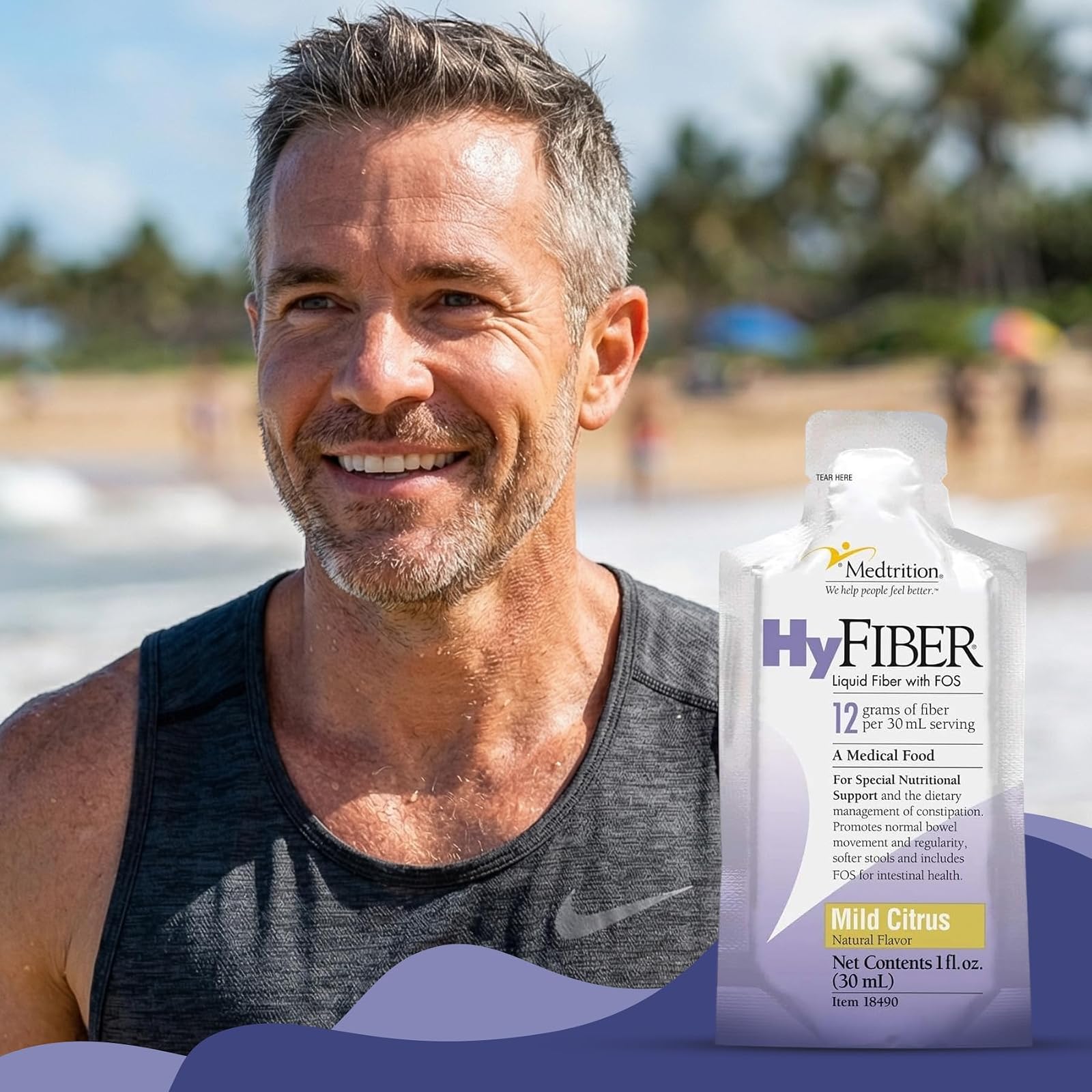 Medtrition fiber for regularity support