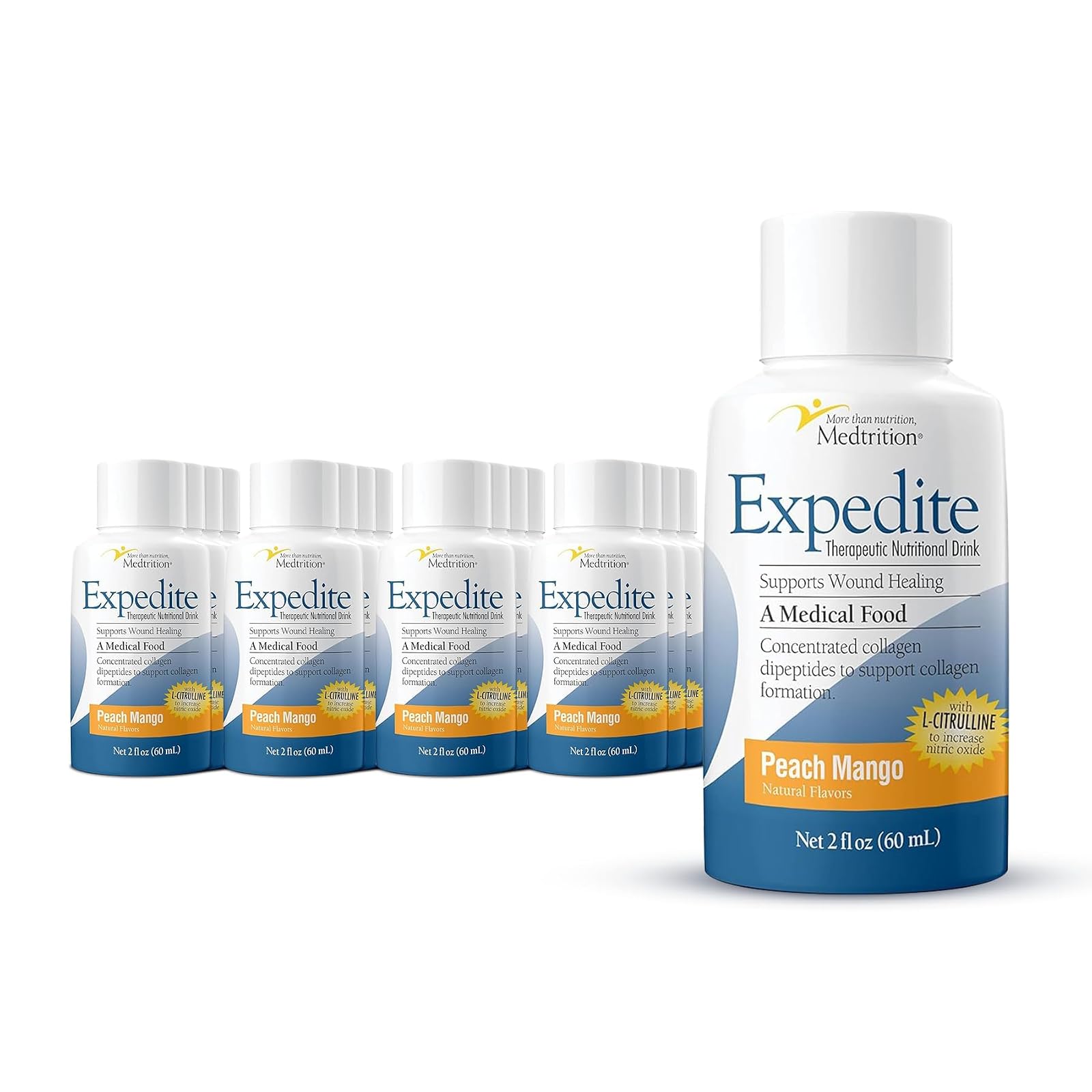 Medtrition liquid collagen peach mango