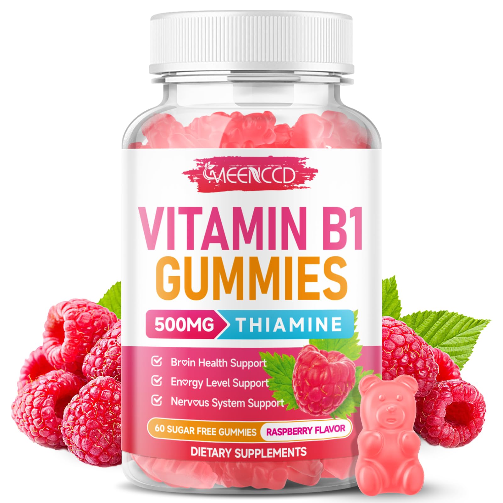 MEENCCD Vitamin B1 gummies for energy