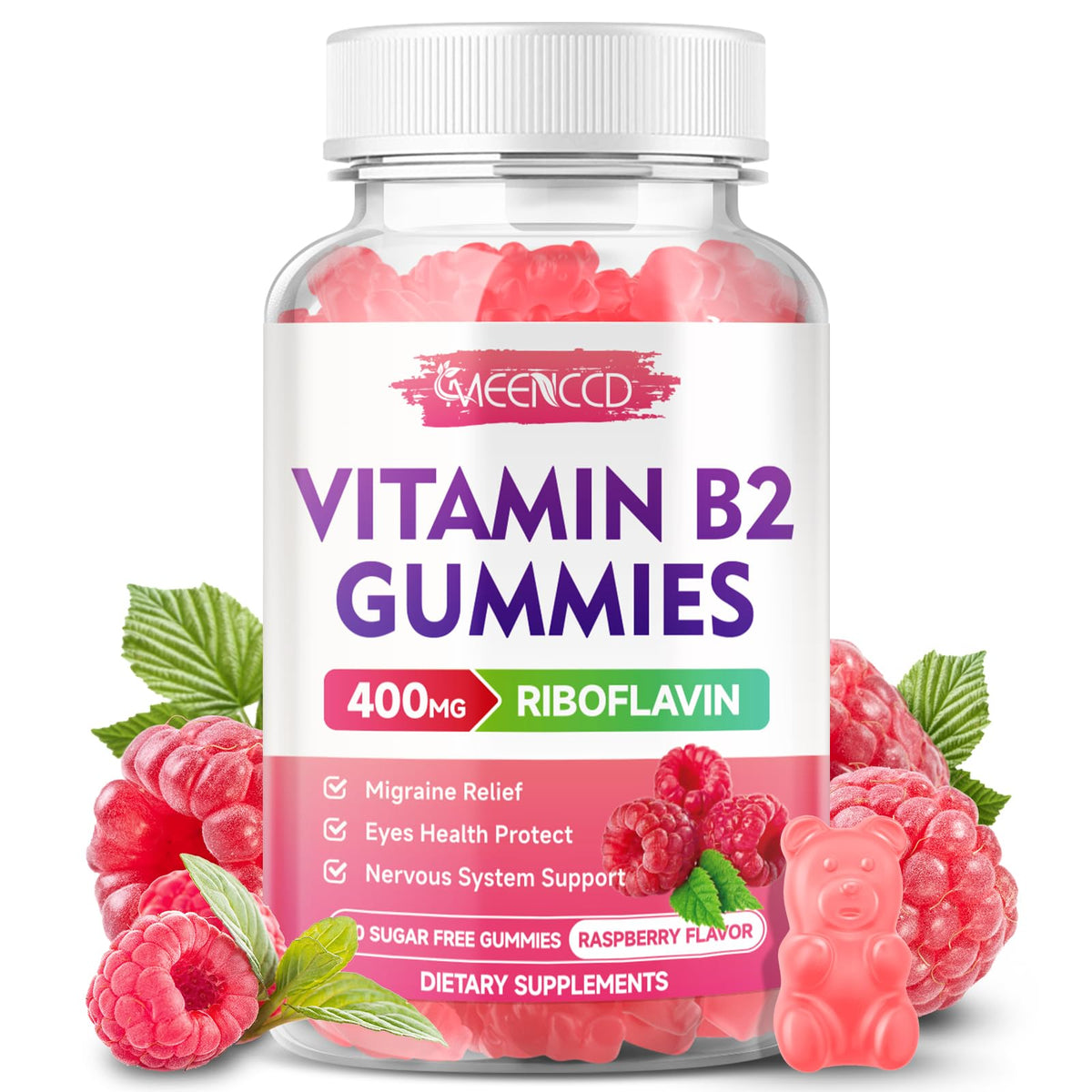 MEENCCD vitamin B2 gummies for energy