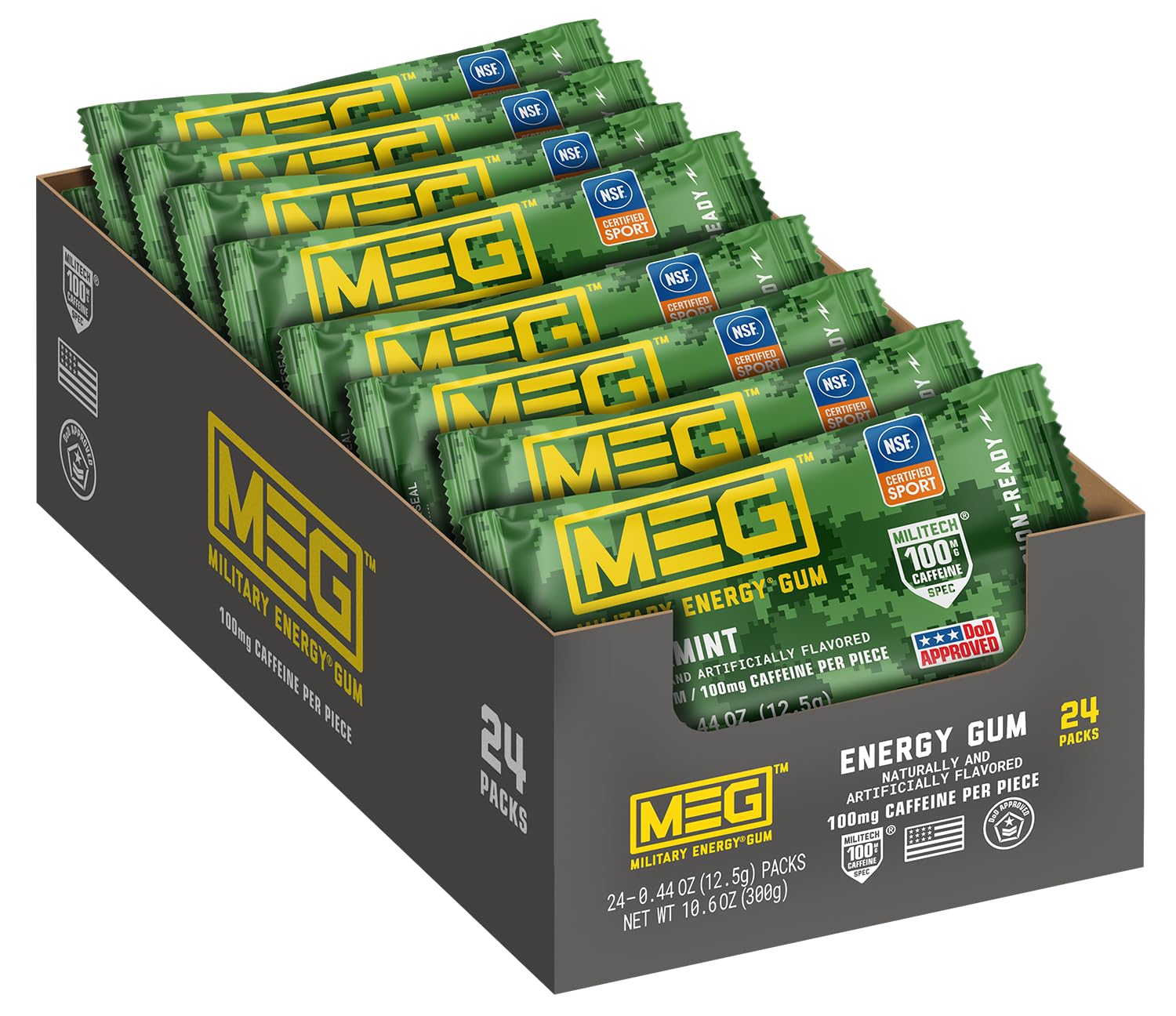 MEG Military Energy Gum for endurance