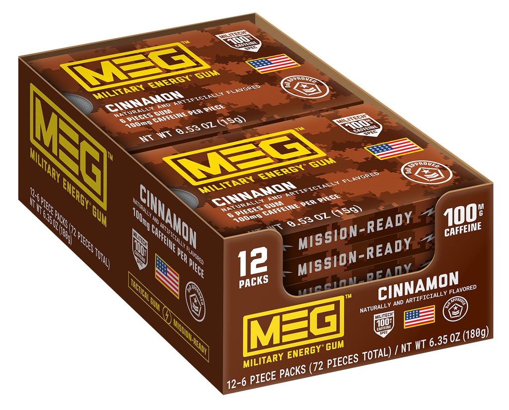 MEG Military Energy Gum for quick energy