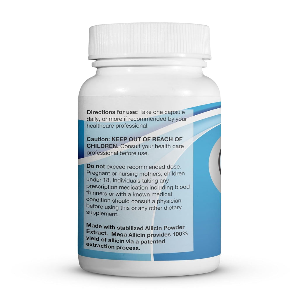 Mega Allicin garlic for cholesterol control