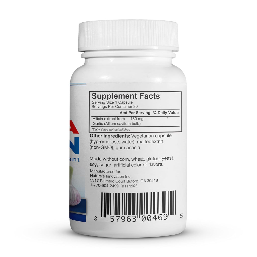 Mega Allicin garlic for cholesterol management