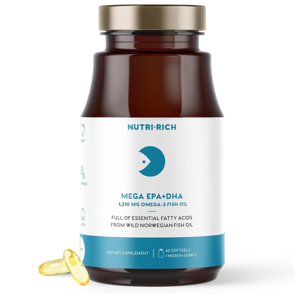 Mega fish oil softgels benefits