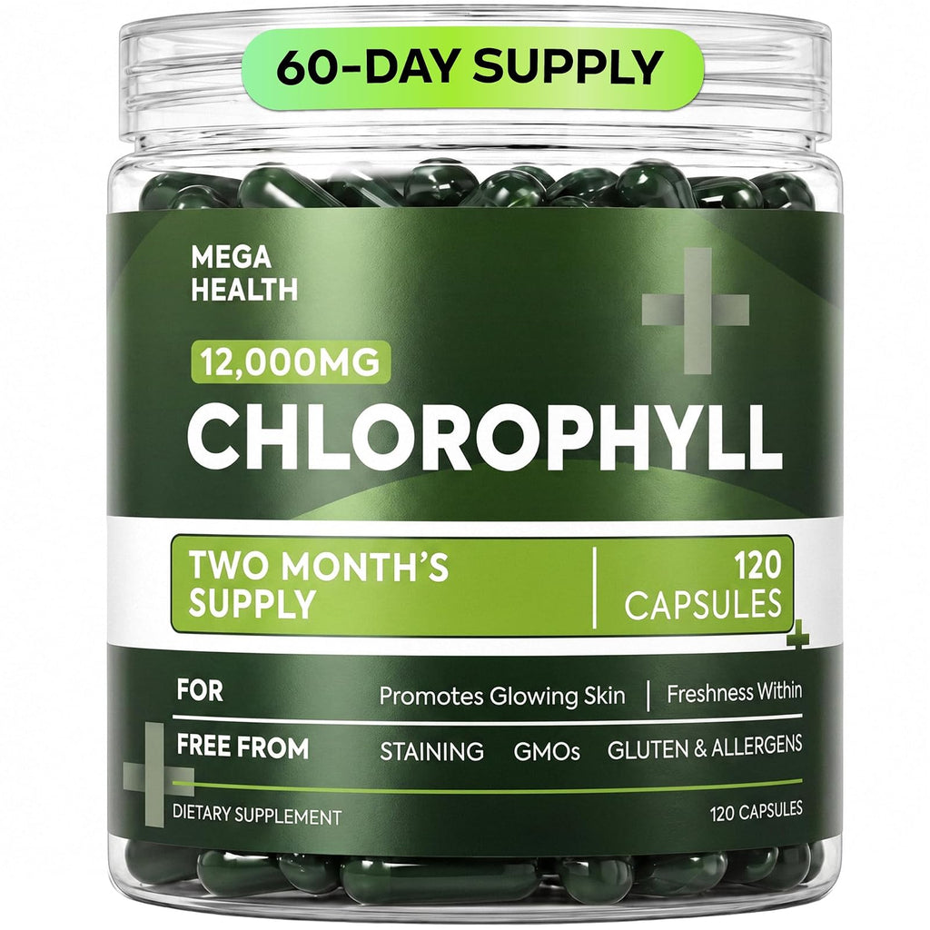 MEGA HEALTH chlorophyll capsules for detox